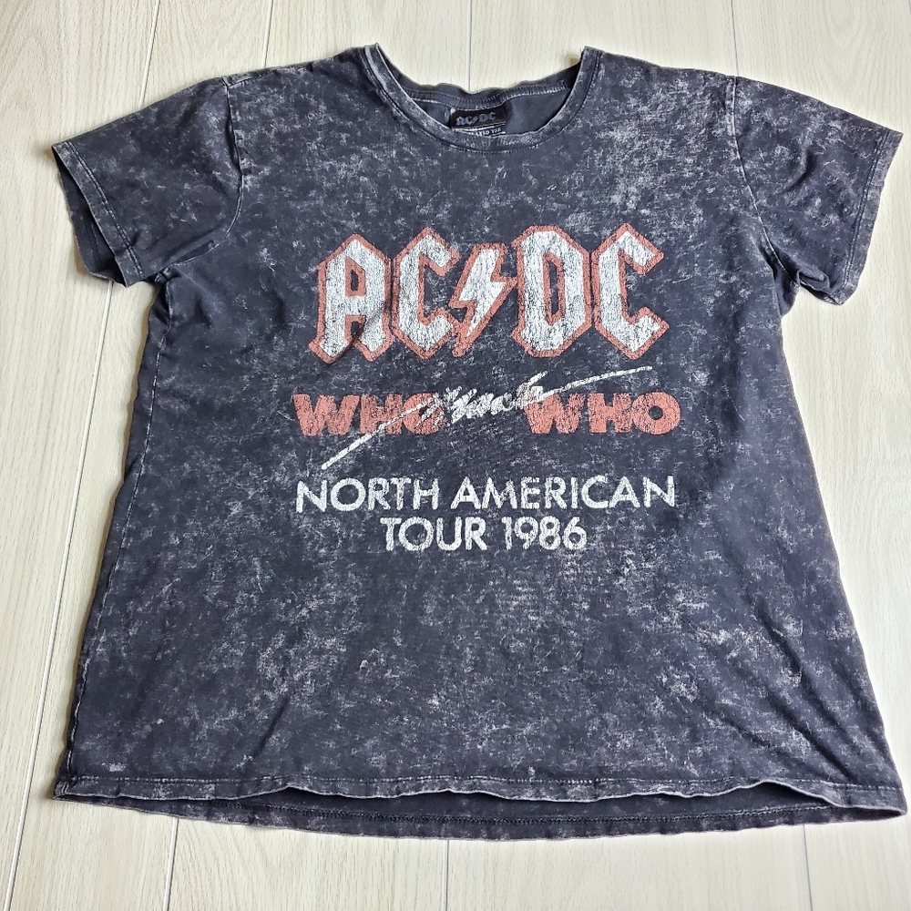 Acdc Distressed Who Made Who Grunge Metal Band Music … - Gem